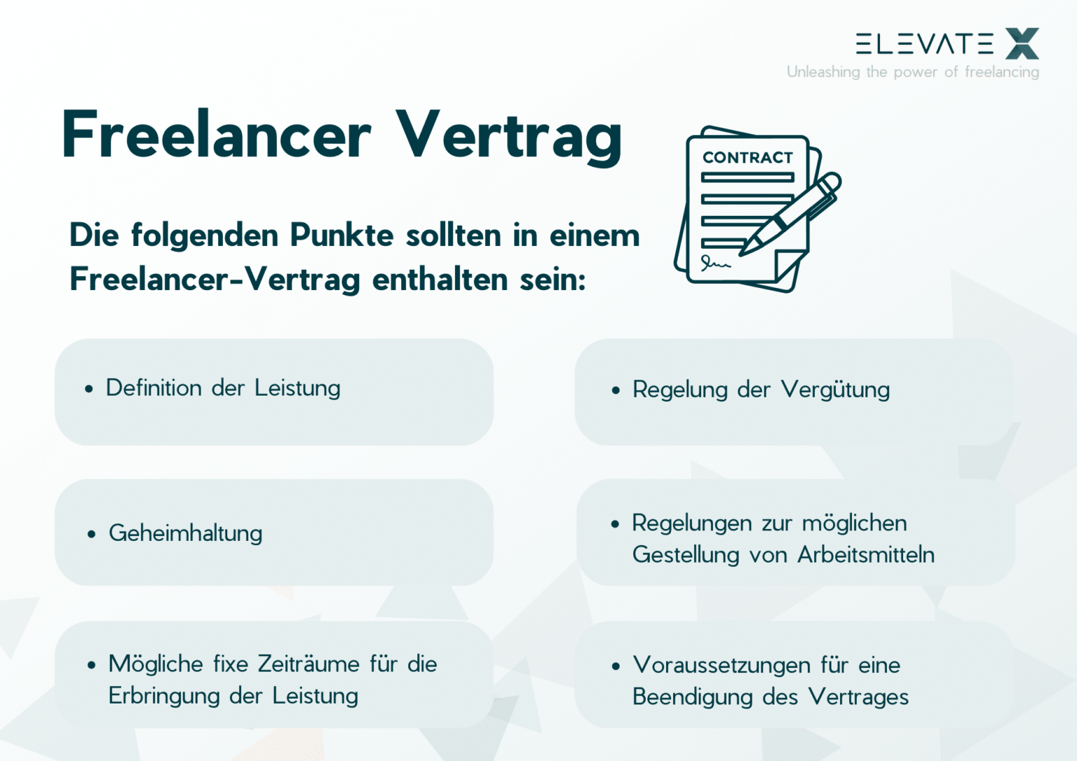 Freelancer Vertrag - Der ultimative Leitfaden zum perfekten Vertrag